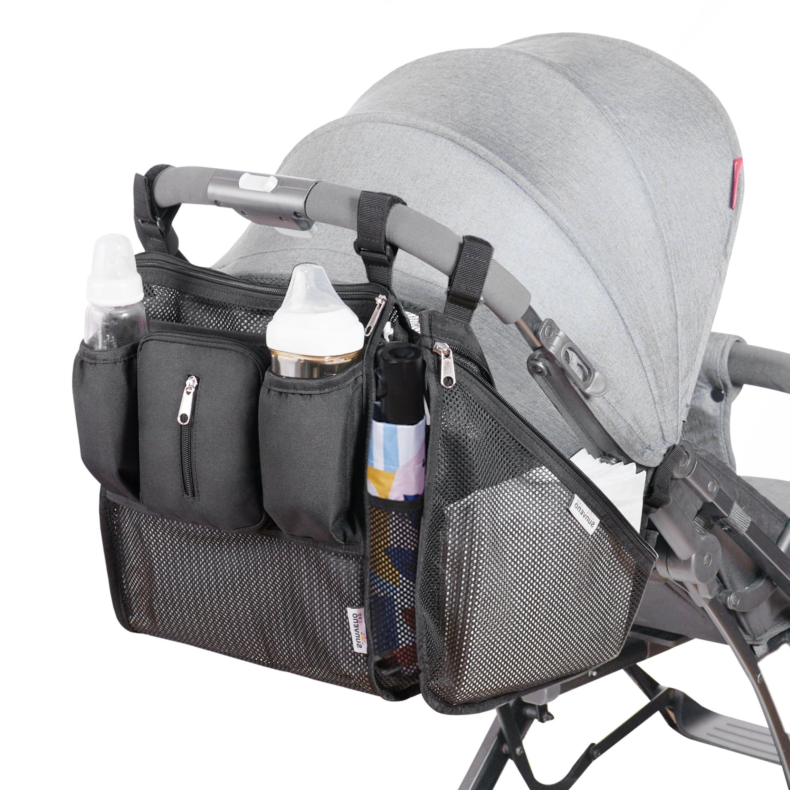 Sunveno Mesh Stroller Organizer 2 Piece Set – SUNVENO